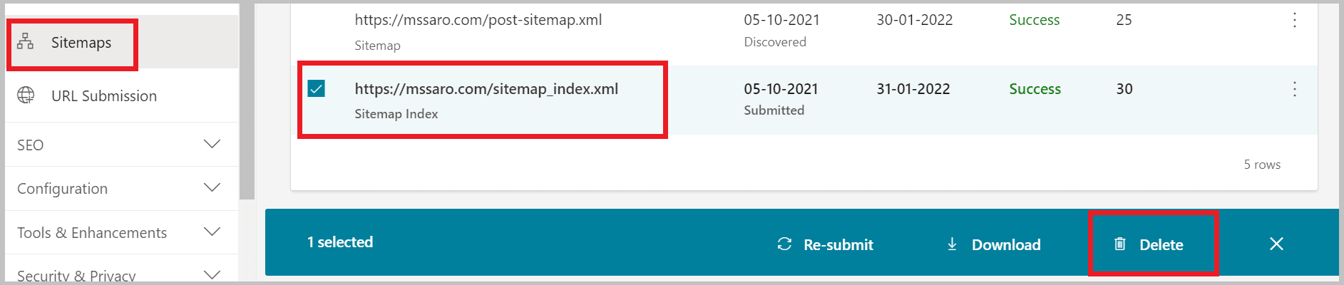 How to Remove a Sitemap from Google Search Console or Bing - Mssaro How to Remove a Sitemap from Google Search Console or Bing - Mssaro