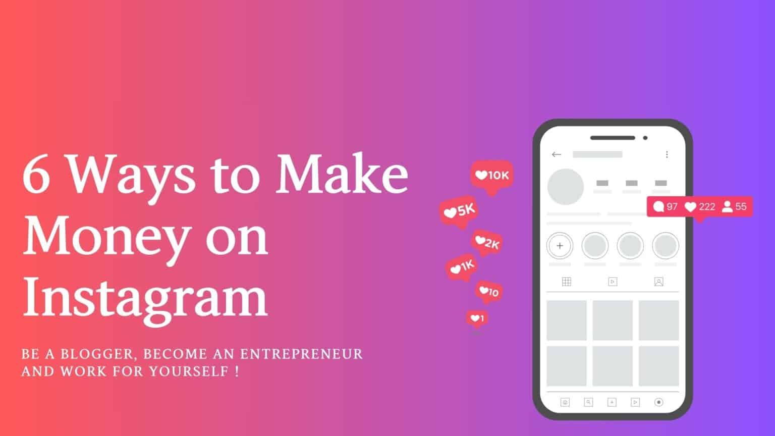 6 Ways to Make Money on Instagram (in 2024) - Mssaro